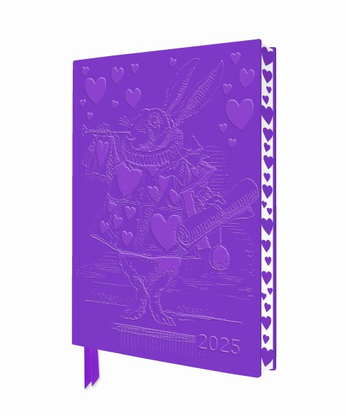 Alice in Wonderland 2025 Artisan Art Vegan Leather Diary Planner - Page ...