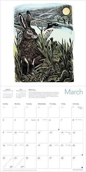 Angela Harding Wall Calendar 2025 (Art Calendar) - Flame Tree Publishing