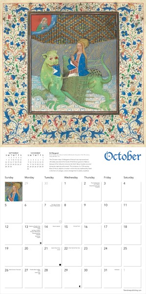British Library: Medieval Manuscripts Wall Calendar 2025 (Art Calendar ...