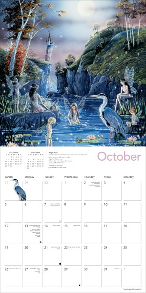 Fairyland by Jean & Ron Henry Wall Calendar 2025 (Art Calendar) - Flame ...