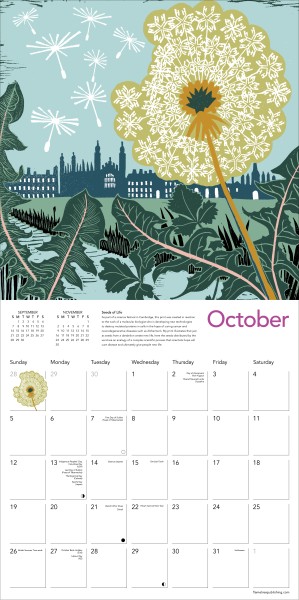 Kate Heiss Wall Calendar 2025 (Art Calendar) - Flame Tree Publishing