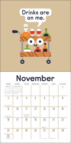 The Art of David Olenick 2025 Wall Calendar - Flame Tree Publishing