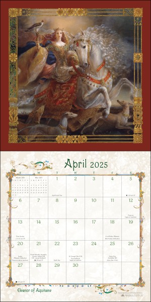 Women of Myth & Magic 2025 Fantasy Art Wall Calendar by Kinuko Craft ...